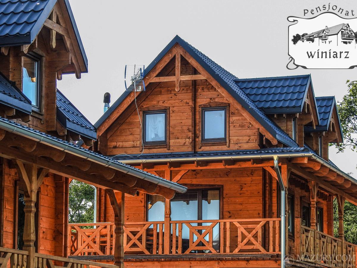 Domki całoroczne nad jeziorem z własnym stawem , Ryn, Kościuszki 1 ...