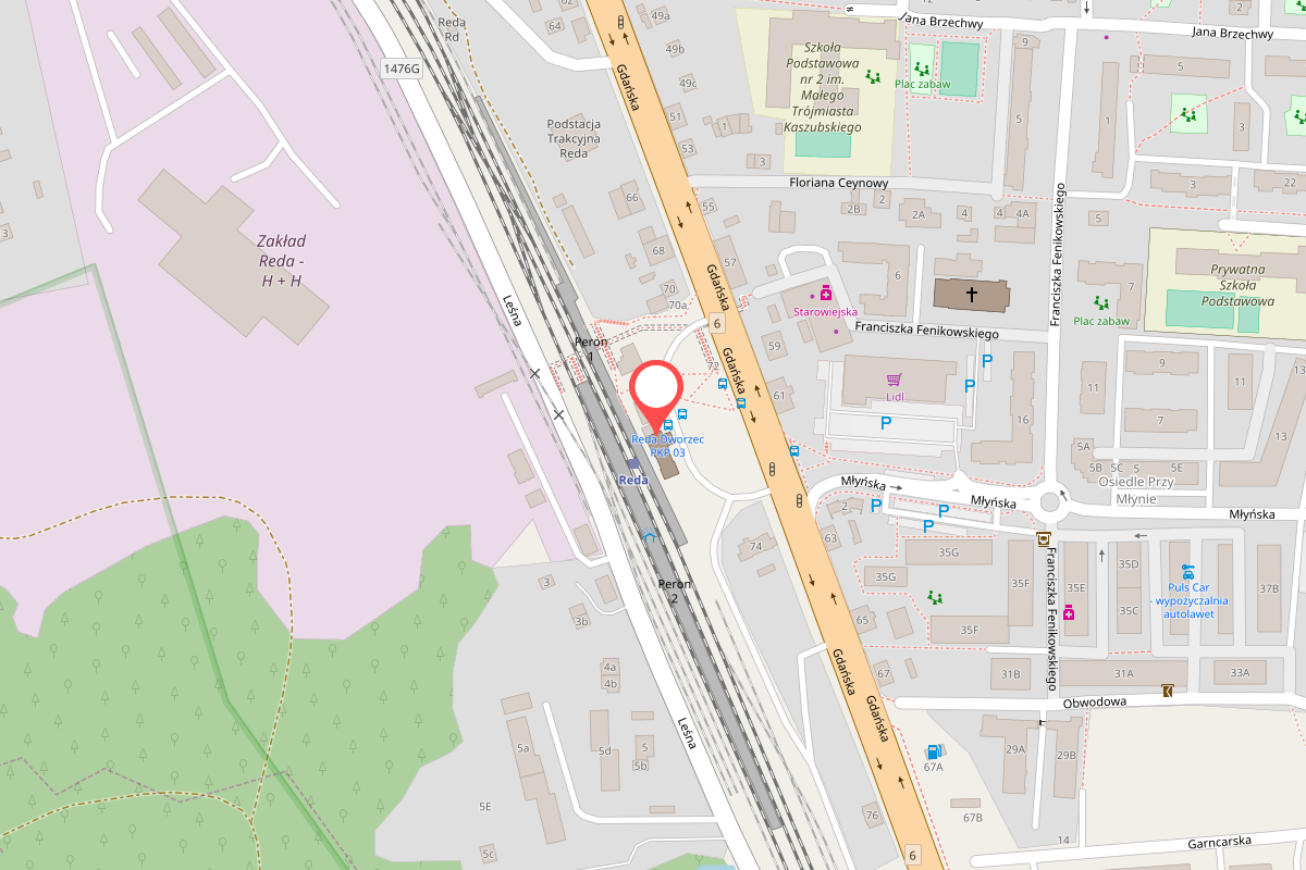 Dworzec kolejowy Reda: cennik, bilety, godziny otwarcia, dojazd ...