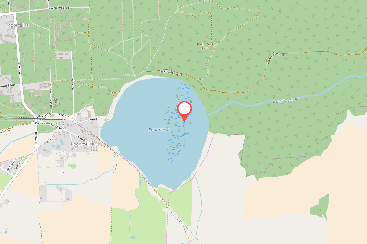 Bagno Pogorzelickie Pogorzelica, mapa - Nocowanie.pl
