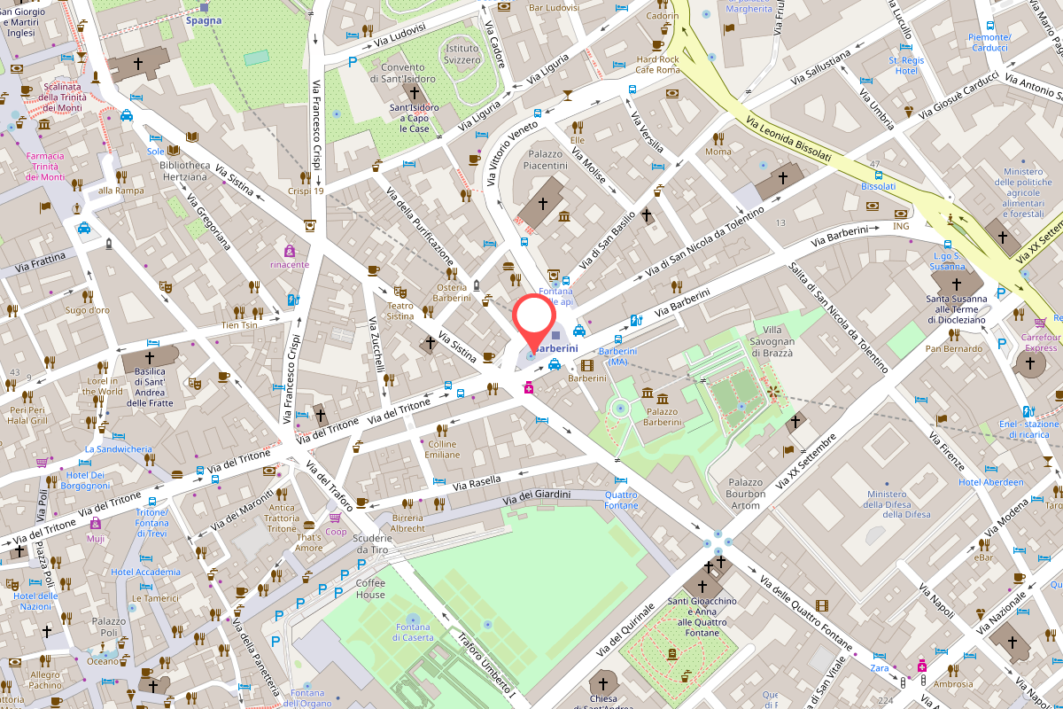 Piazza Barberini Rzym: cennik, bilety, godziny otwarcia, dojazd ...