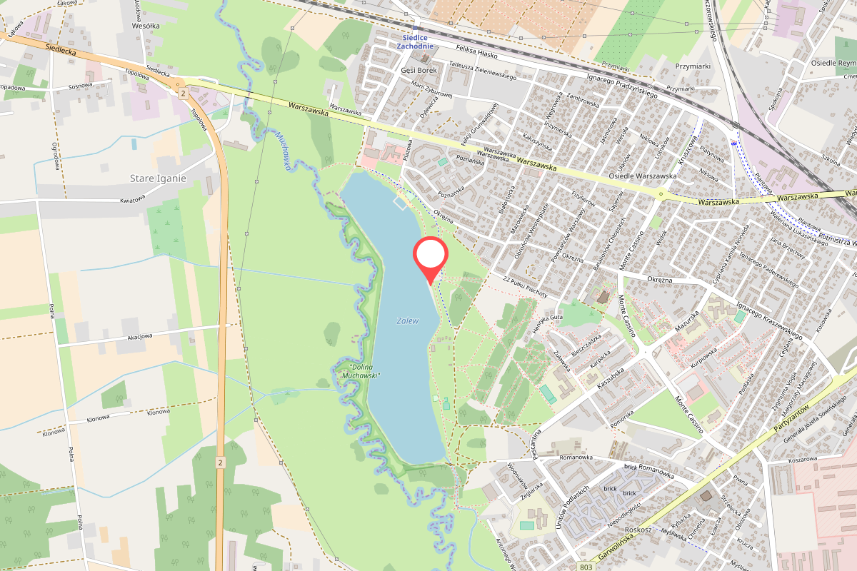 Kąpielisko nad zalewem Muchawka Siedlce: kamera, opinie - Nocowanie.pl