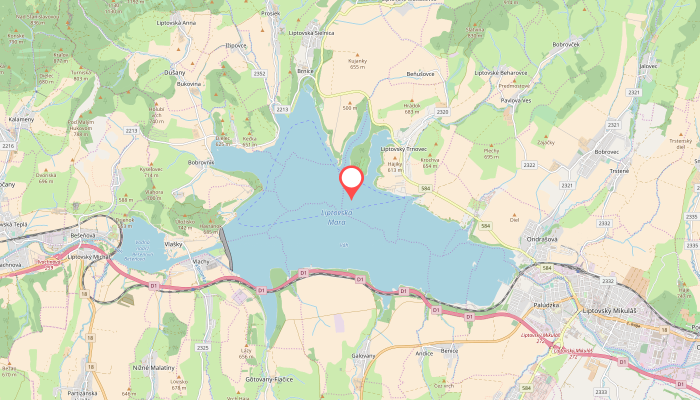 Liptovská Mara noclegi, plaża, kąpielisko