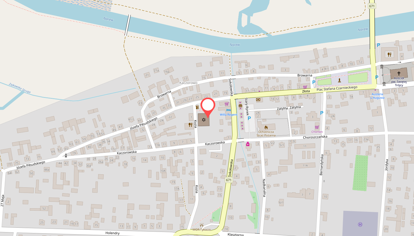 Wielka Synagoga w Tykocinie Tykocin, msze, godziny mszy