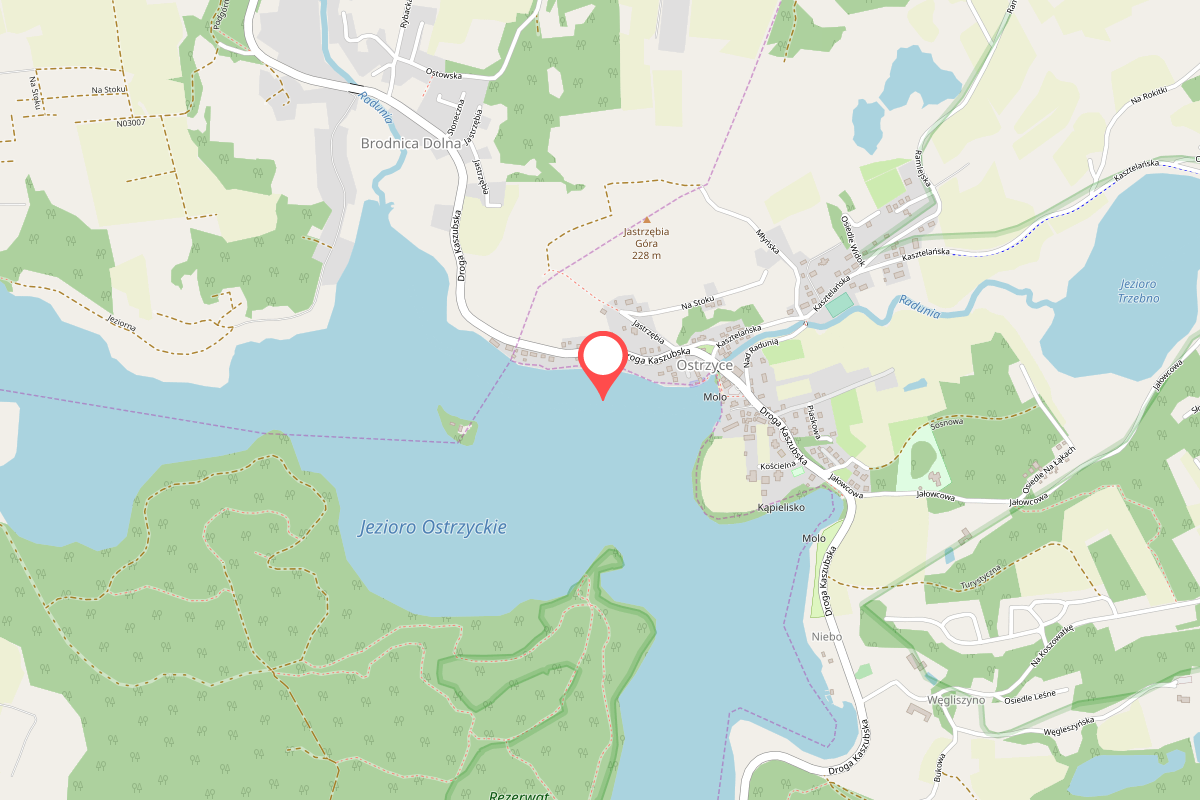 Jezioro Ostrzyckie noclegi, plaża, kąpielisko - Nocowanie.pl