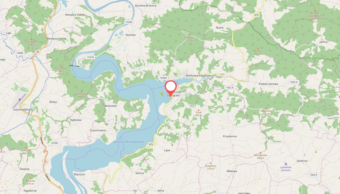 Jezioro Rożnowskie noclegi, plaża, kąpielisko