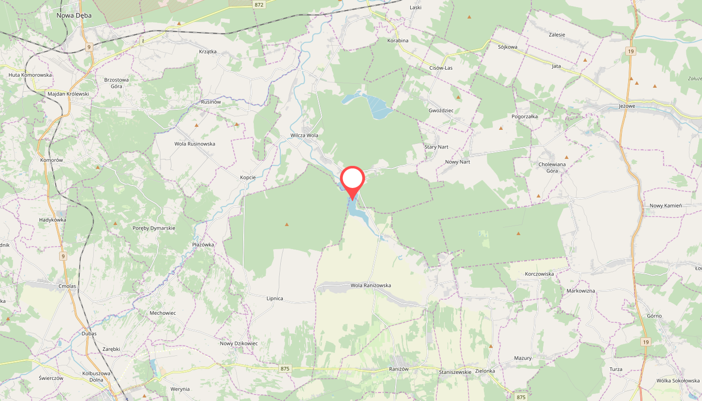 Jezioro Maziarnia noclegi, plaża, kąpielisko