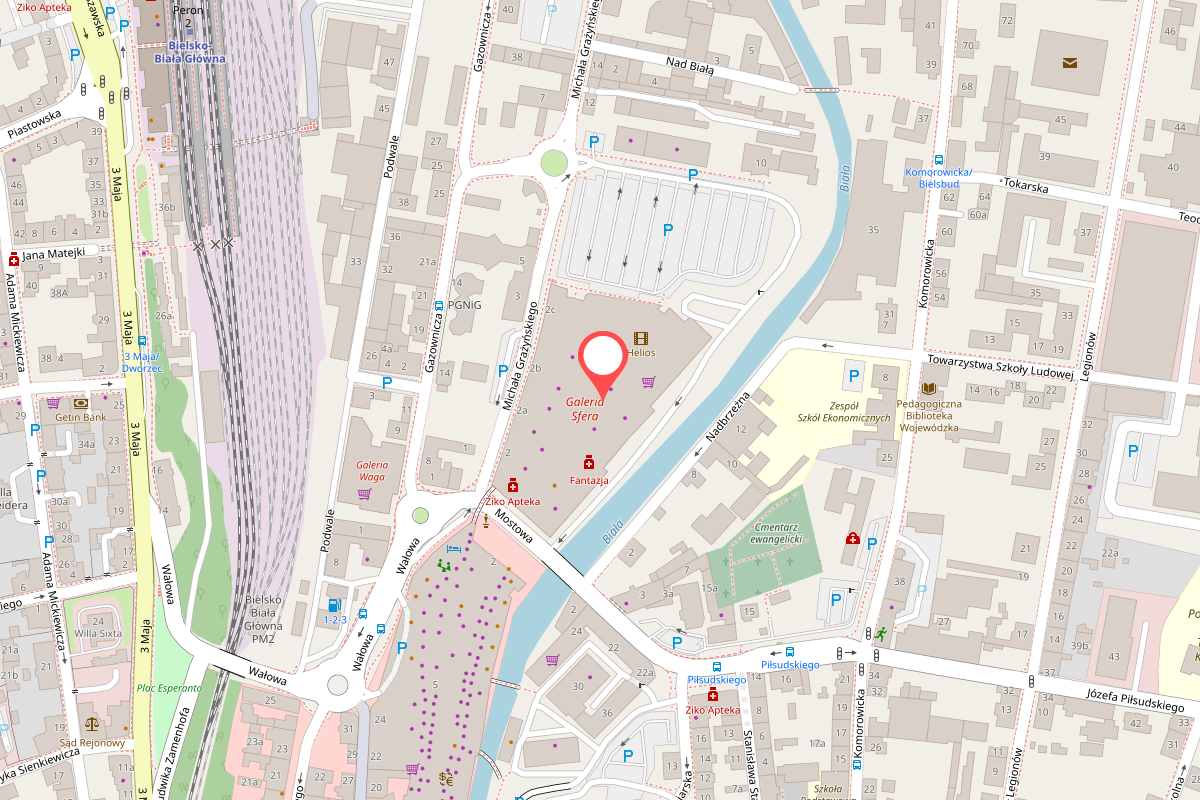 Galeria Sfera - Bielsko-Biała - Nocowanie.pl