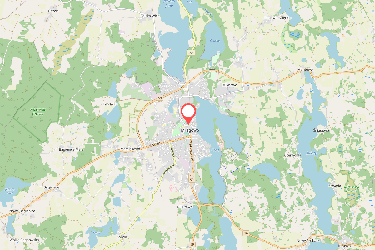 Szlak Mrągowo - Reszel - Święta Lipka - Mrągowo Mrągowo, mapa ...