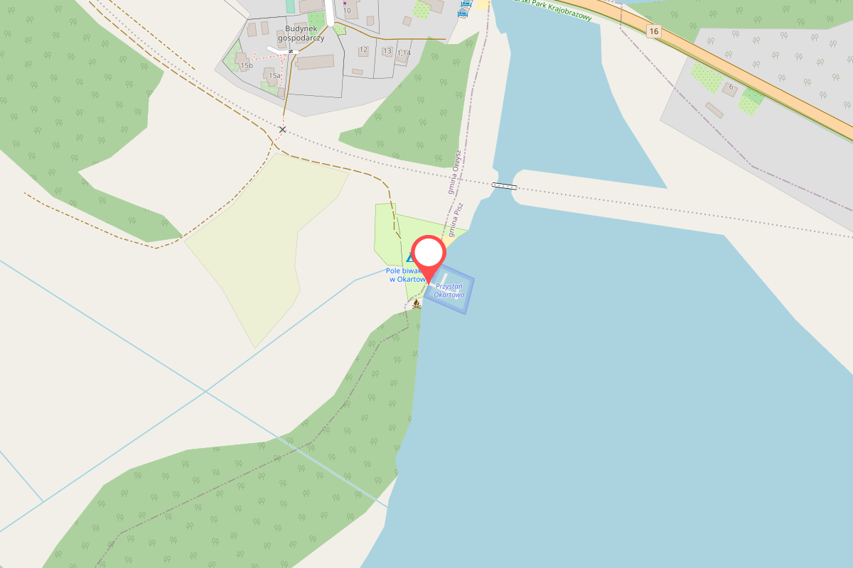 Przystań żeglarska OKARTOWO Okartowo - Nocowanie.pl