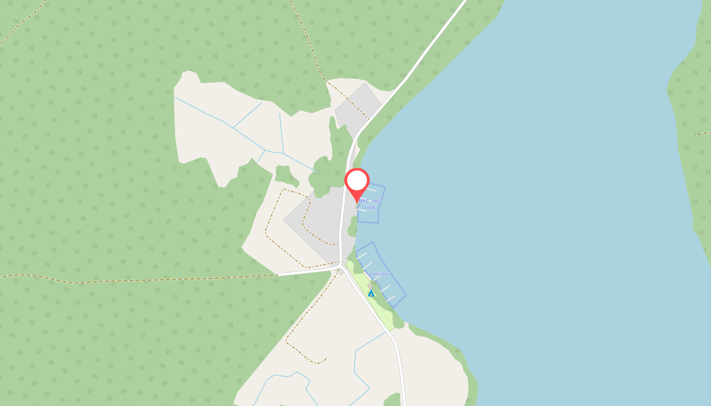 Przystań - Ośrodek Żeglarski MKŻ Ref Łapy Ryn