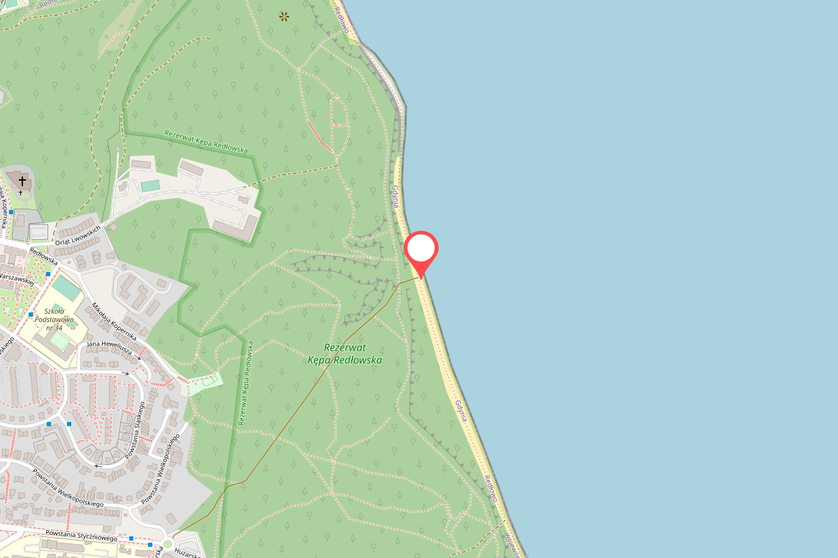 Plaża Gdynia Redłowo Gdynia: kamera, opinie - Nocowanie.pl