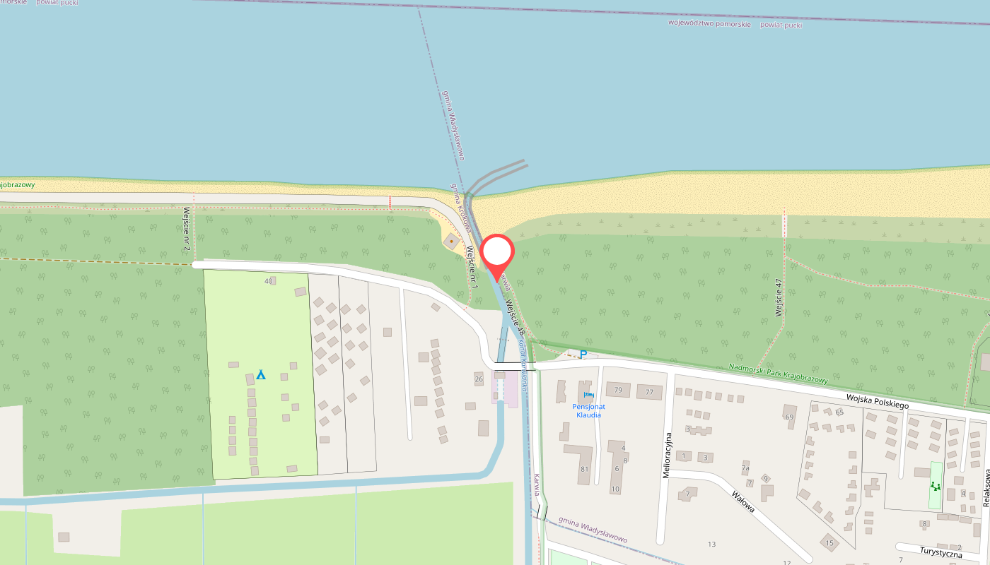 Kanał Karwianka w Karwi Karwia