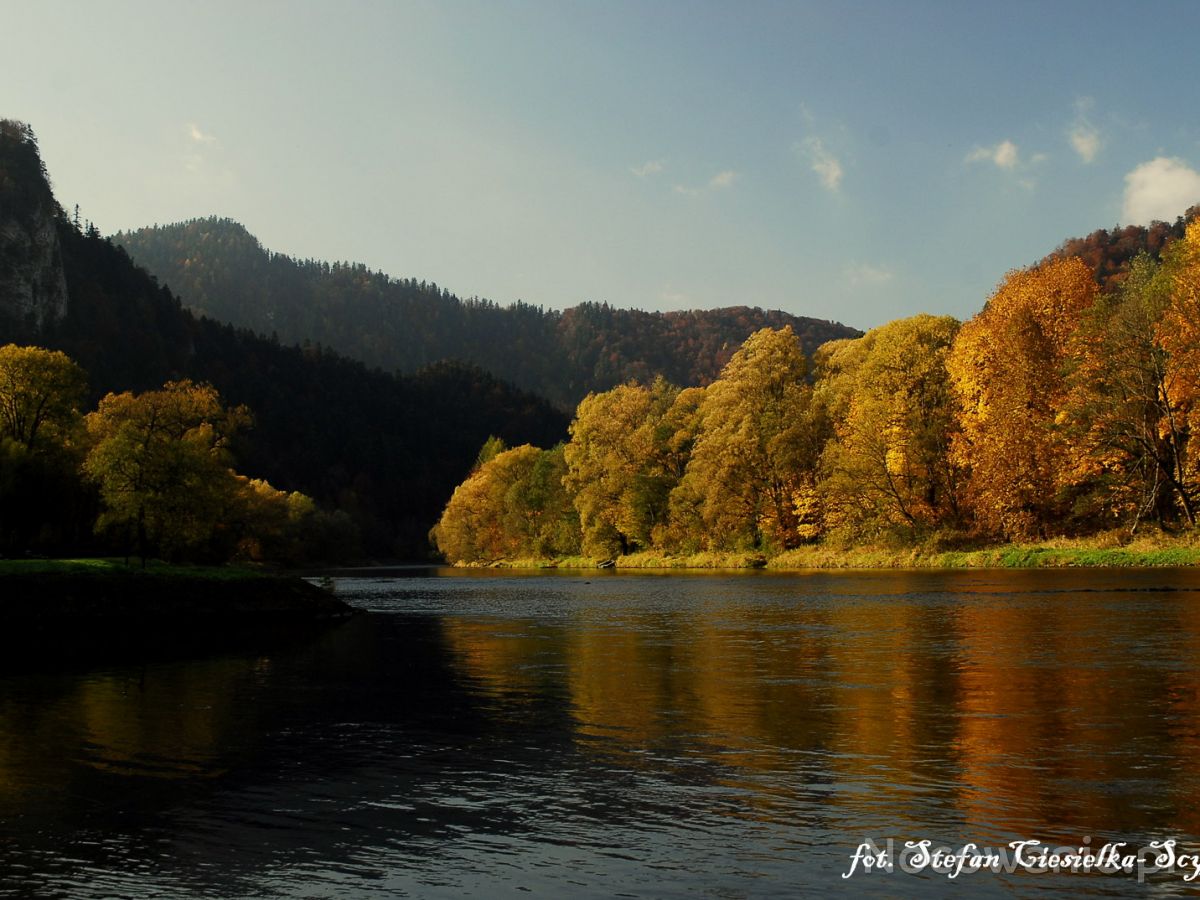 Jesień nad Dunajcem, Szczawnica, zdjęcia