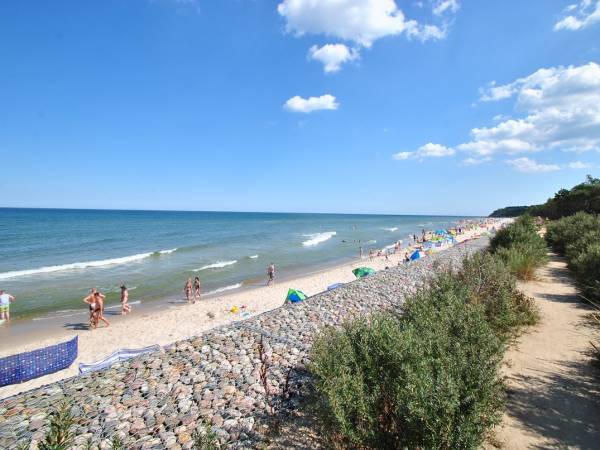 Plaża w Ostrowie Ostrowo: kamera, opinie